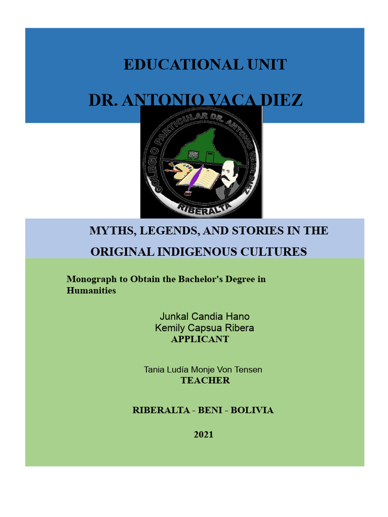 Myths, Legends, and Stories in Indigenous Cultures | PDF | Legends ...