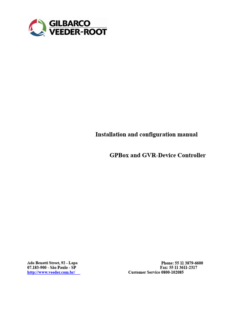 GPBox and GVR-DC - Installation and Configuration Manual | PDF ...