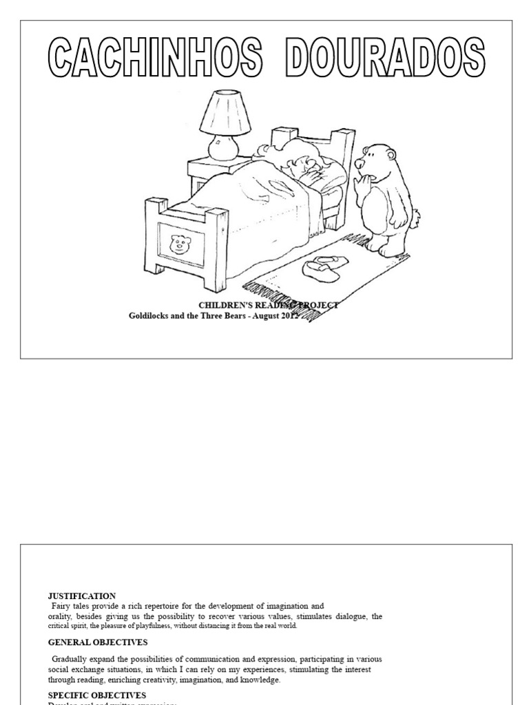 Project - Goldilocks | PDF | Goldilocks And The Three Bears