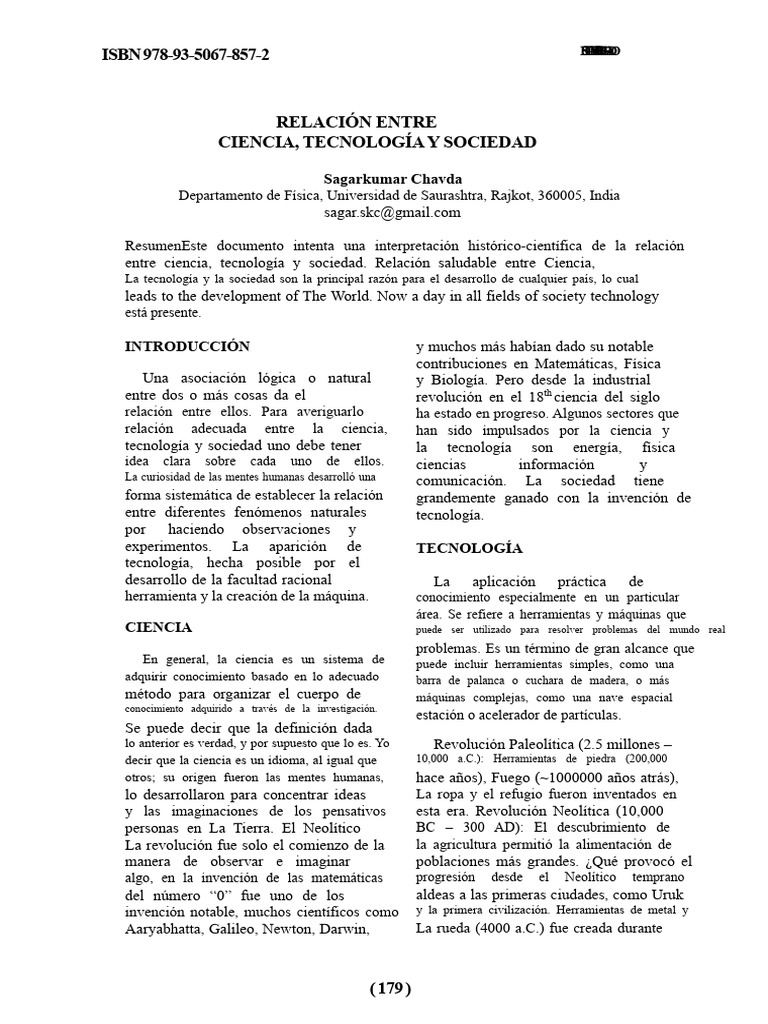 Ciencia, Tecnología y Sociedad: Conexiones | PDF | Sociedad | Science