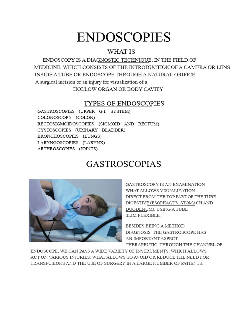 Endoscopies... | PDF | Respiratory Tract | Colonoscopy