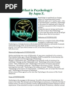 Divisions of La Apa | PDF | Psychology | American Psychological Association