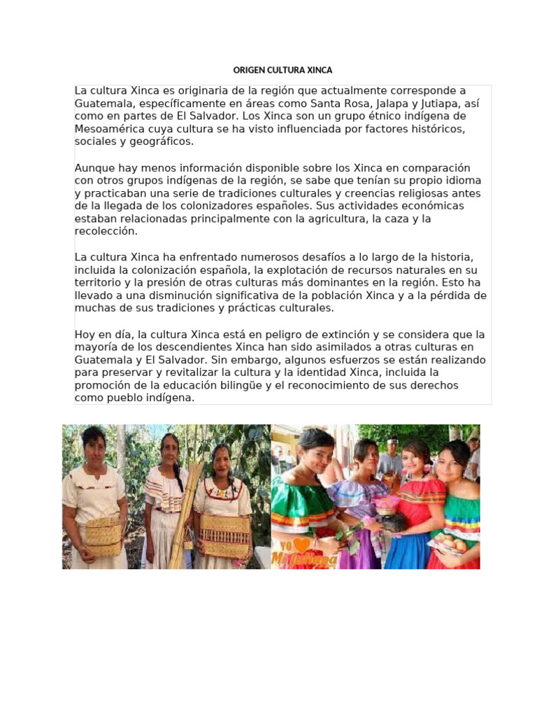 Dibujos de la Cultura Xinca | PDF