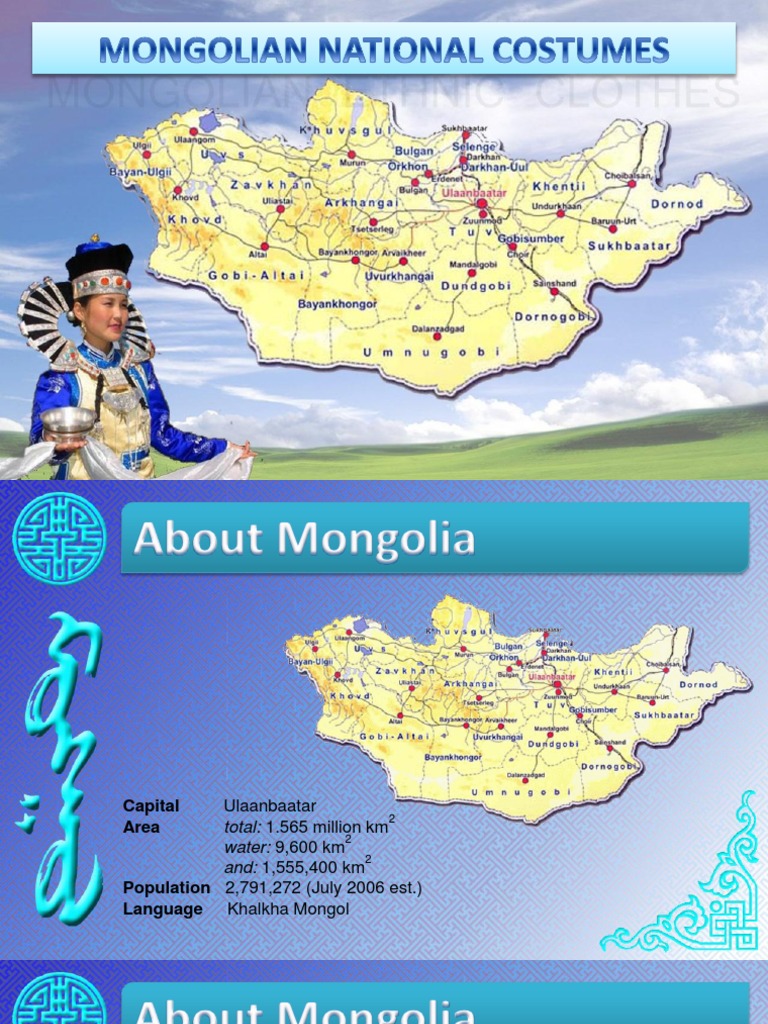 Mongolian Ethnic Groups & Costumes | PDF | Mongols | Mongolia