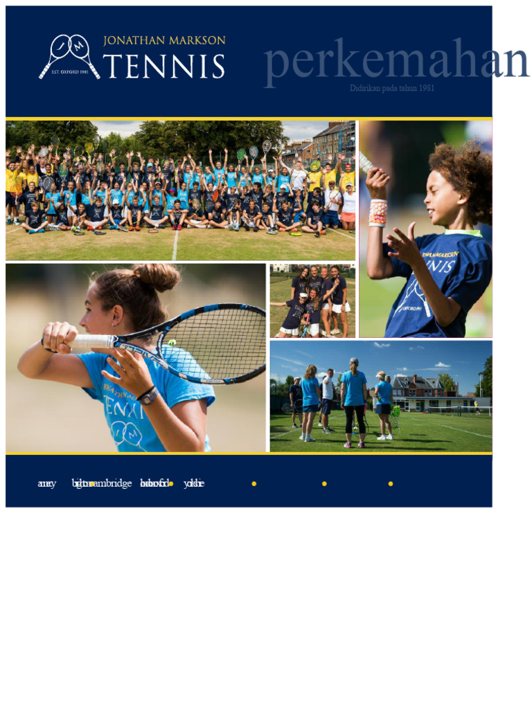 Kamp Tenis Internasional JMT 2023 | PDF