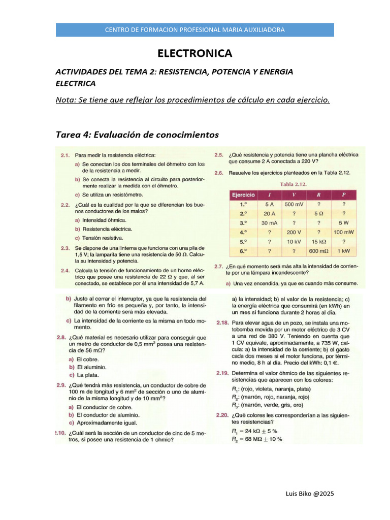 Actividades 2b Electronica | PDF