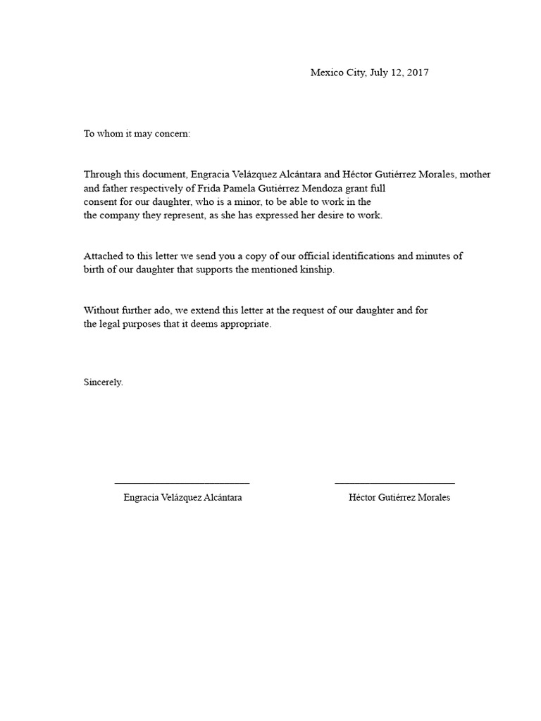 Employment Commitment Letter | PDF