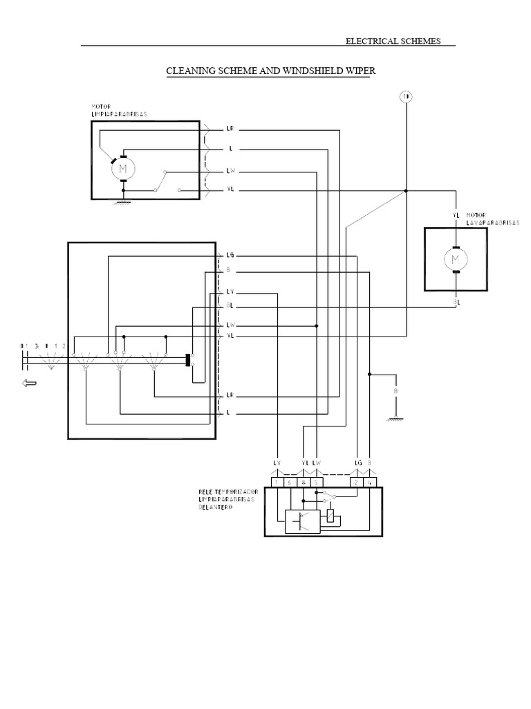 Electrical Schematics Aníbal Military Canvas Roof PDF | PDF | Land ...