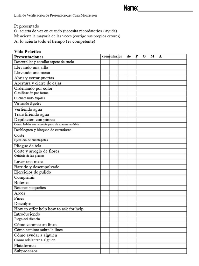 Verificación de Presentaciones Montessori | PDF | Biología | Zoología