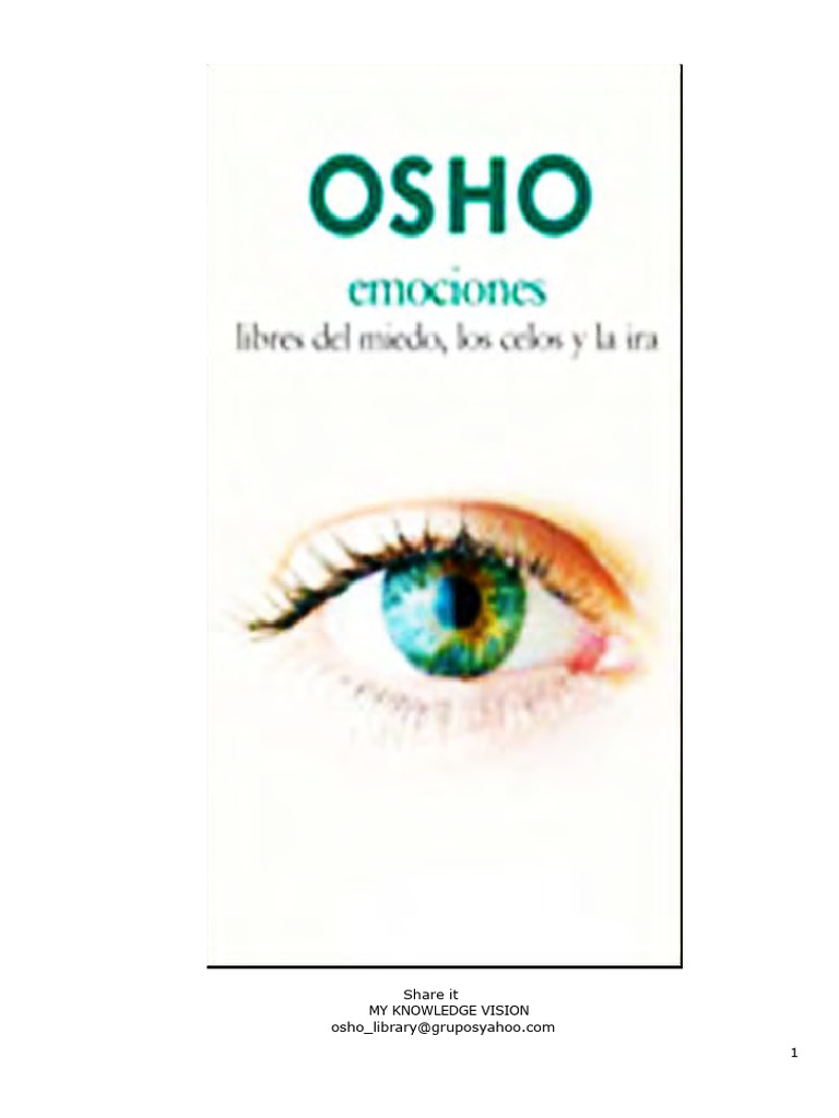 Emotions (Osho) | PDF | Anger | Mind