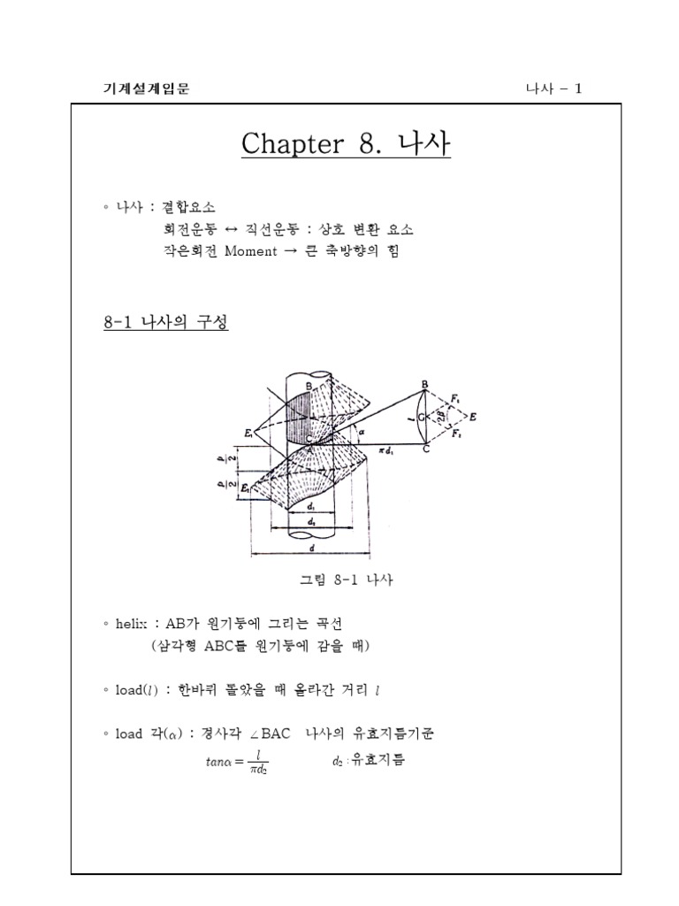 볼트 나사 설계자료 Pdf