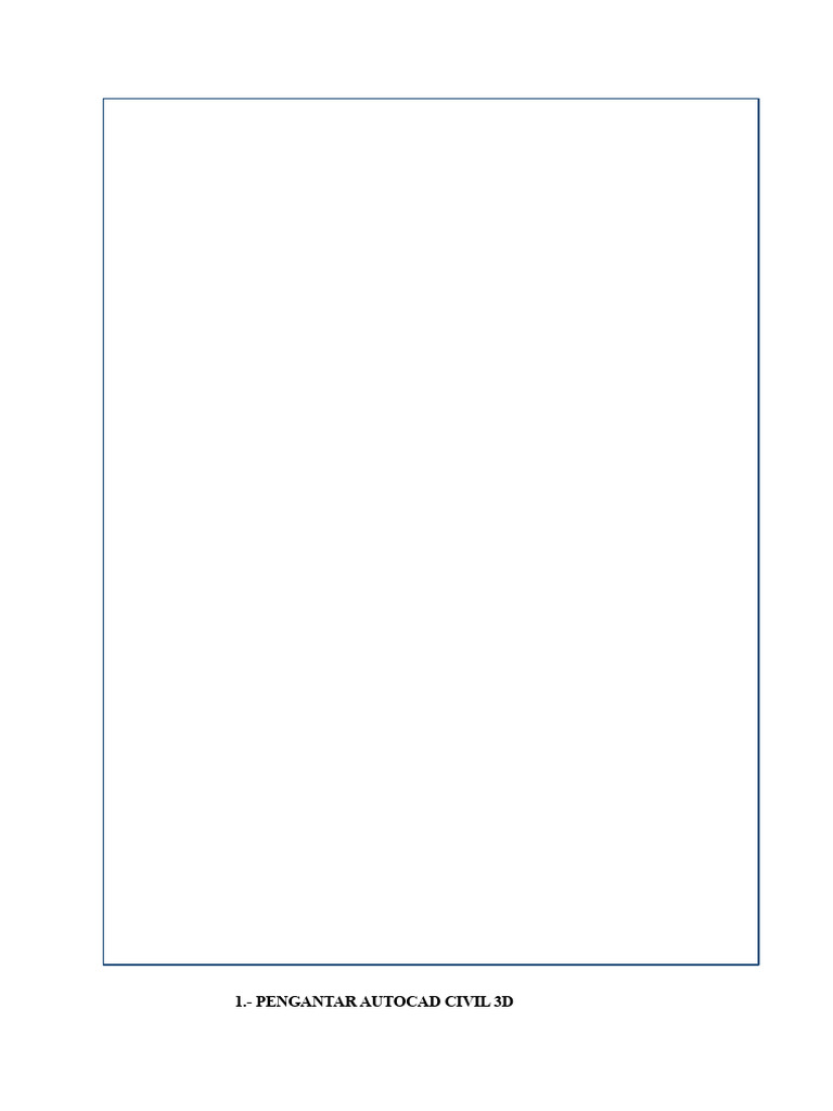 Manual Autocad Civil 3D yang Dirasakan untuk Desain Jalan Raya | PDF