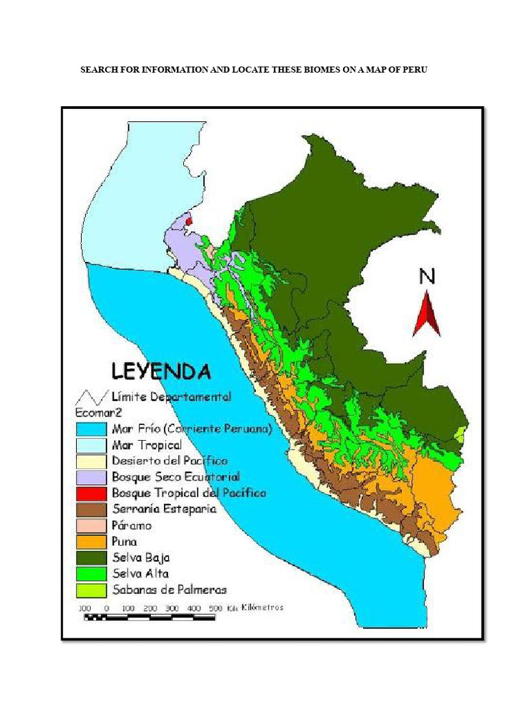 Biomes of Peru: Characteristics and Map | PDF | Andes | Earth Sciences