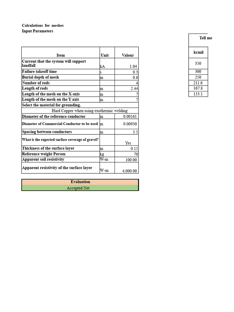 Grounding Mesh Calculations Guide | PDF | Electrical Conductor ...
