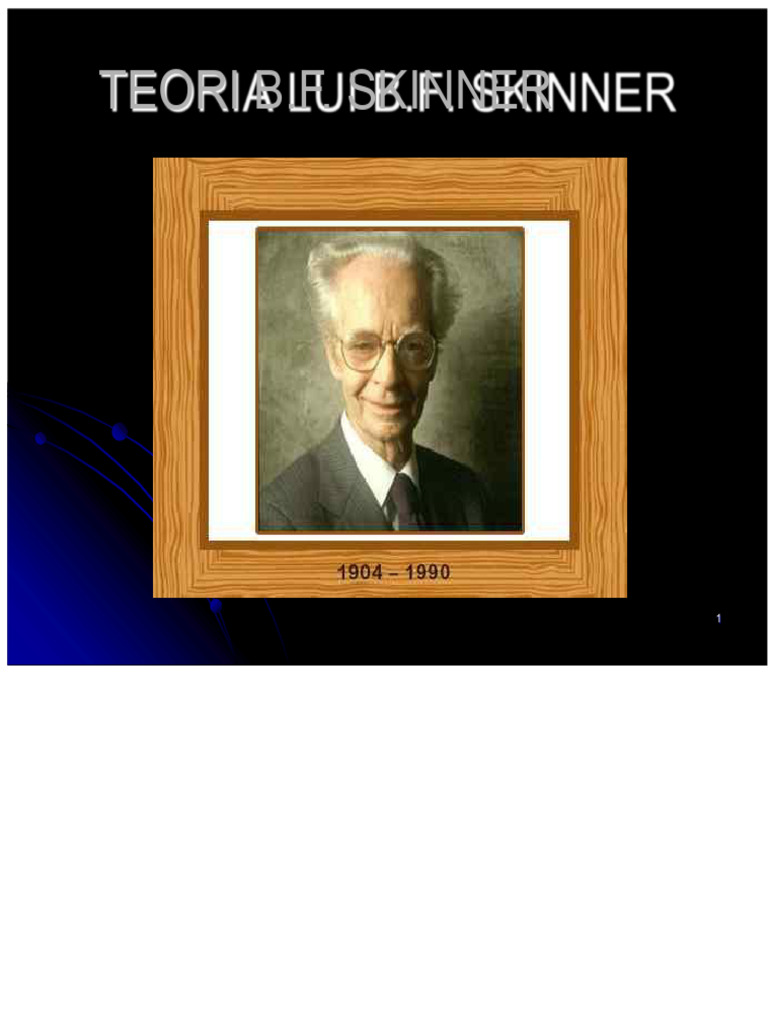 Teori Perilaku B.F. Skinner dan Pengkondisian | PDF