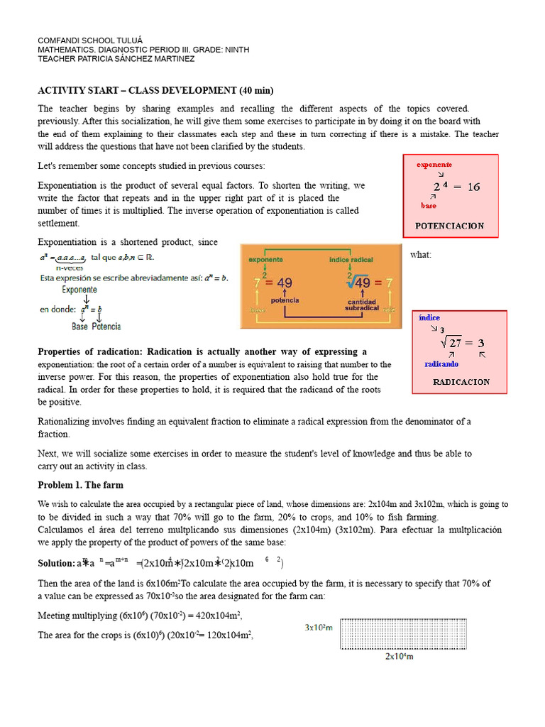 Ninth Grade Class Preparer | PDF | Equations | Mathematics