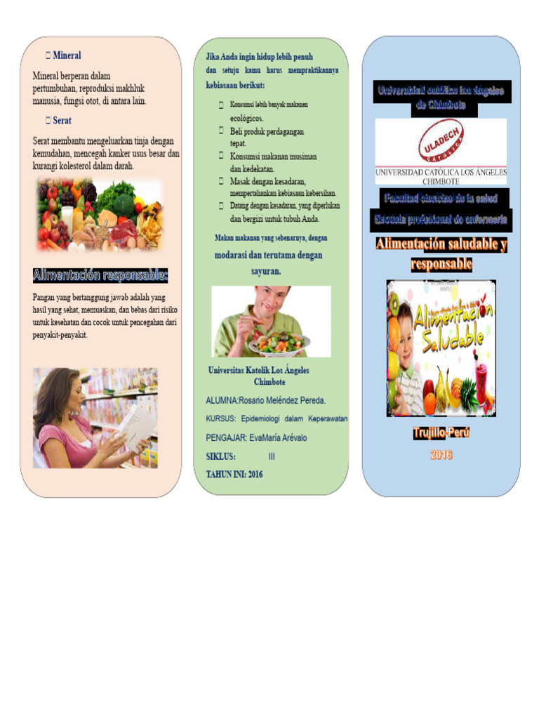 Nutrisi Sehat dan Bertanggung Jawab | PDF