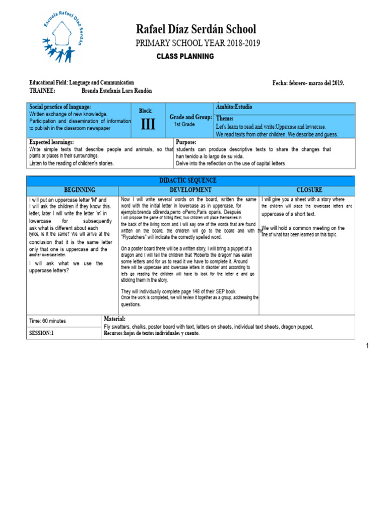 Spanish Uppercase and Lowercase | PDF | Letter Case | Human Communication