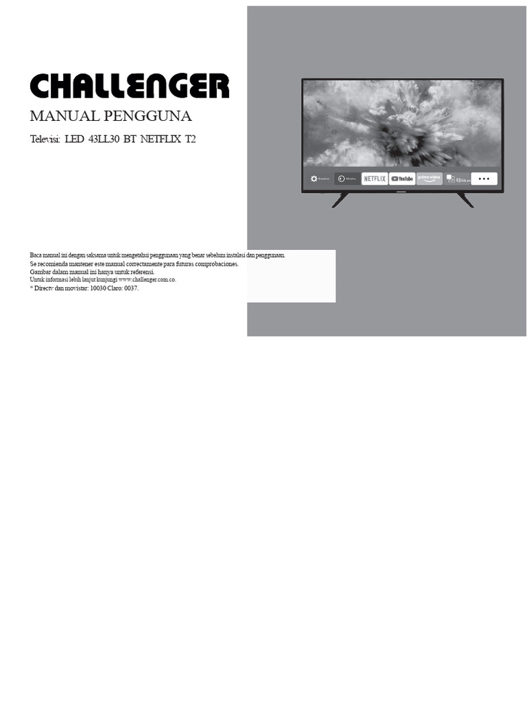 Manual-LED43LL30BTNETFLIXT2 | PDF