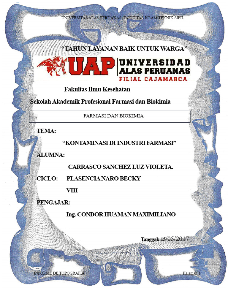 Pencemaran di Industri Farmasi | PDF