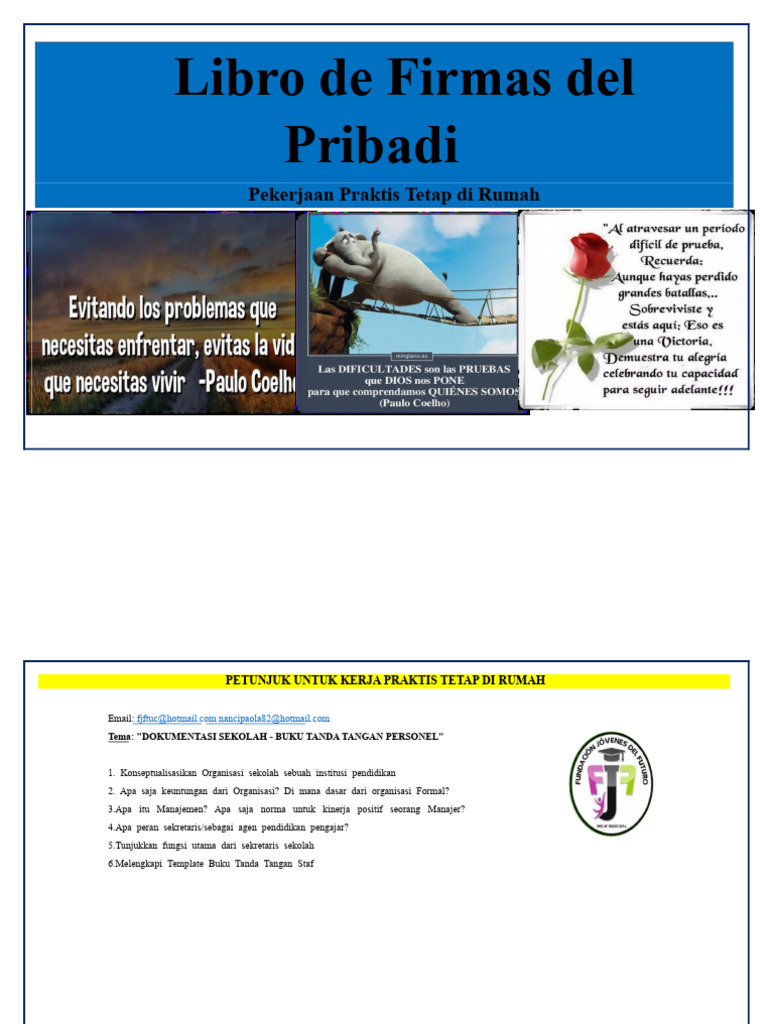 Buku Tanda Tangan Staf | PDF