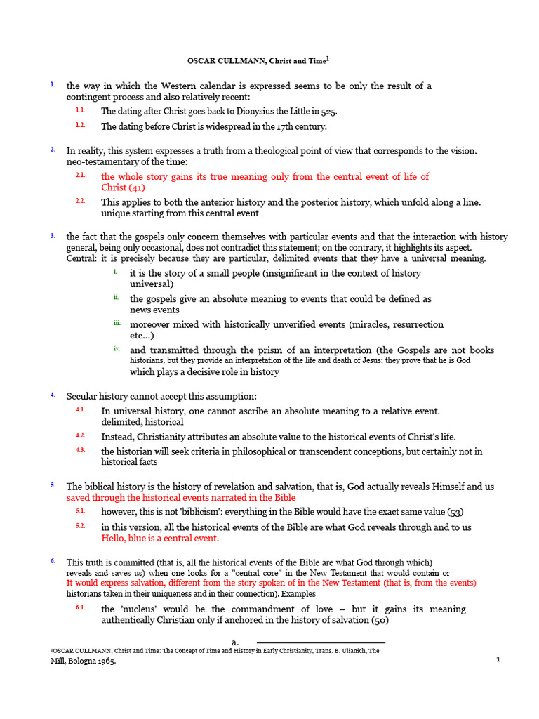 1965 - Oscar Cullmann - Christ and Time. The Conception of Time and ...