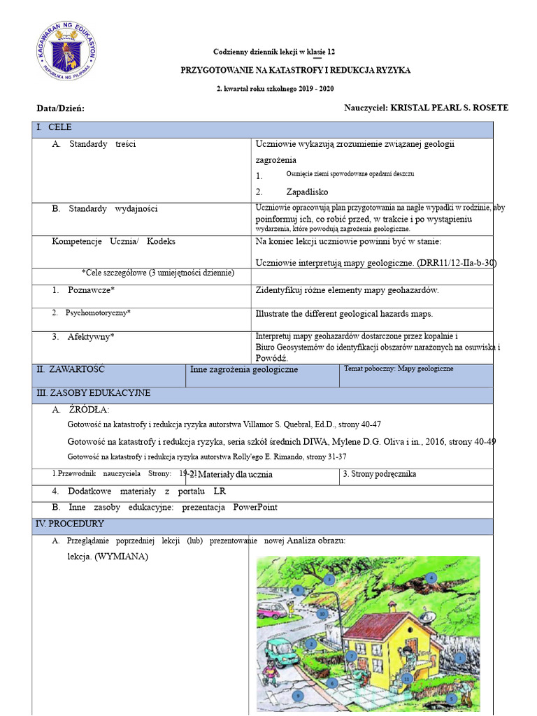 DRRR DLL 2. Kwartał - Tydzień 2 Dzień 1 I 2 | PDF