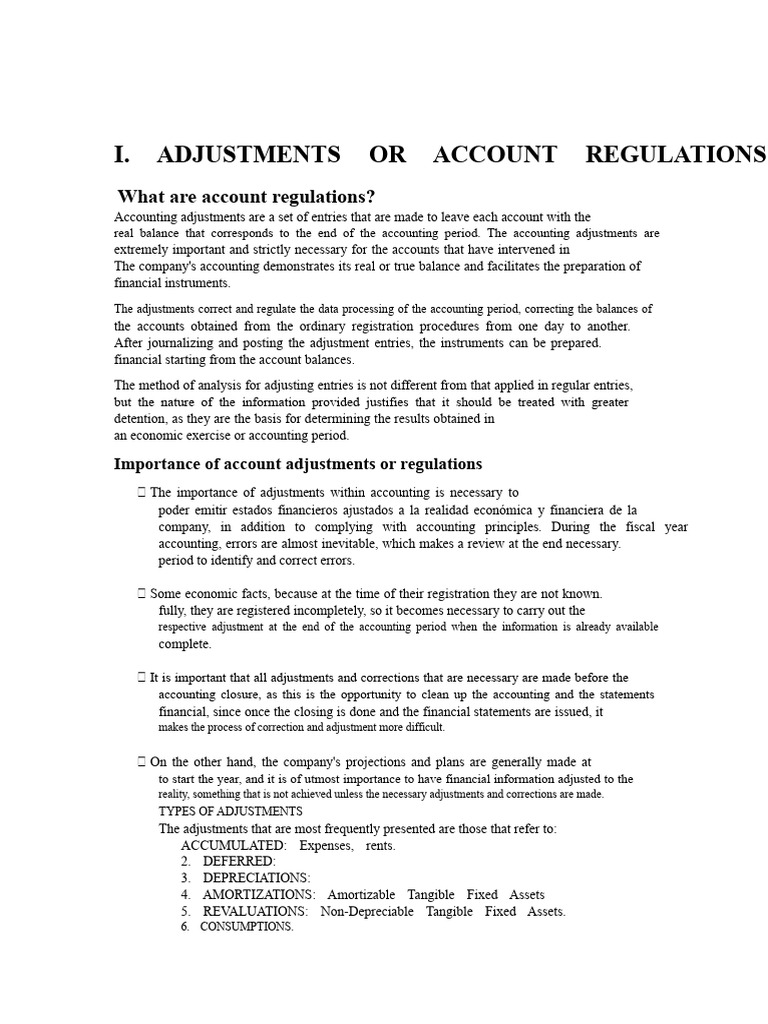Understanding Accounting Adjustments | PDF | Depreciation | Expense