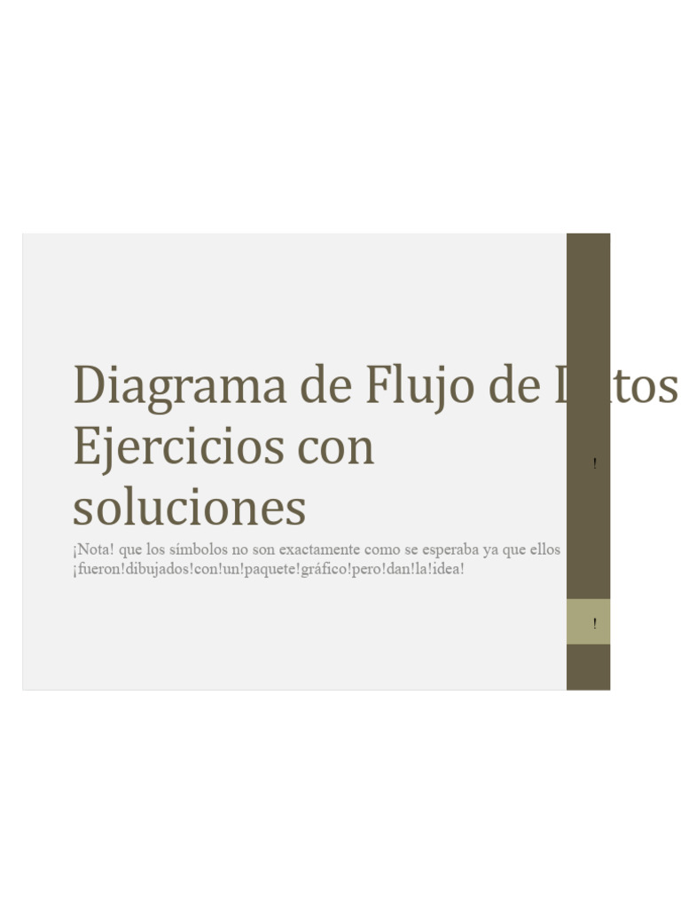 Ejercicios de DFD Con Soluciones | PDF | Código Universal de Producto | Cheque