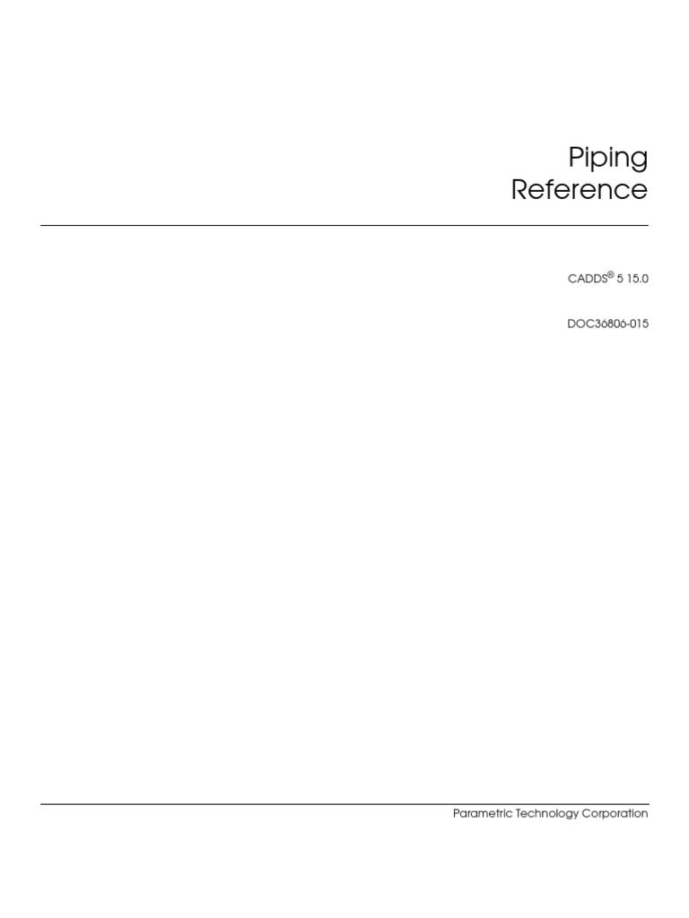 Piping Reference | PDF | Copyright | License