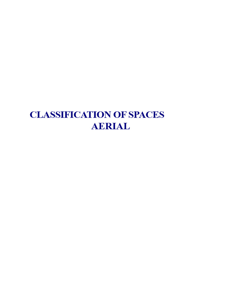 Classification of Airspaces | PDF | Instrument Flight Rules | Visual ...