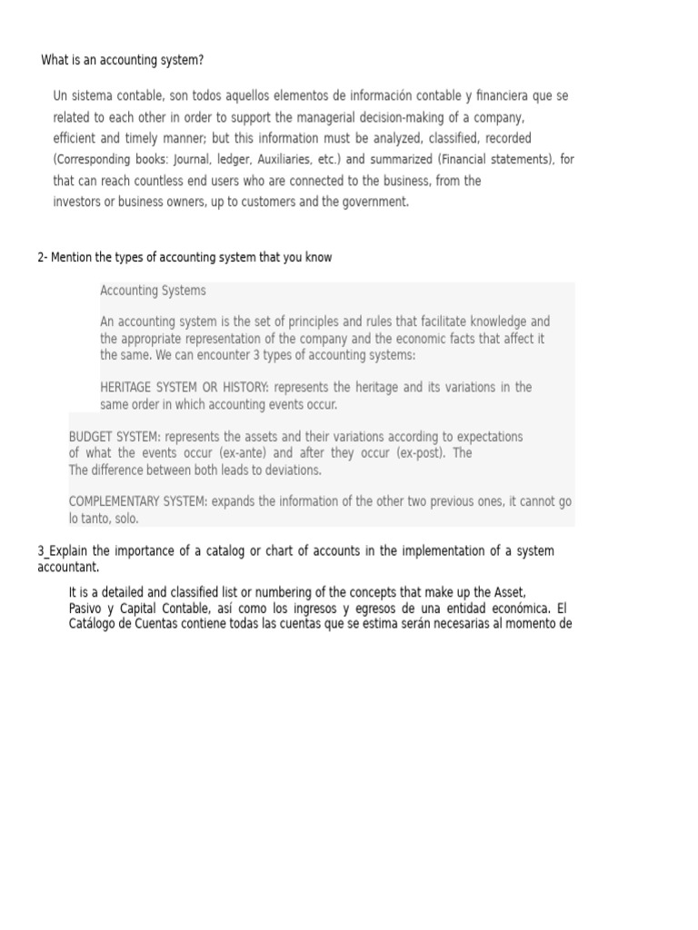 What Is An Accounting System? | PDF | Expense | Banks