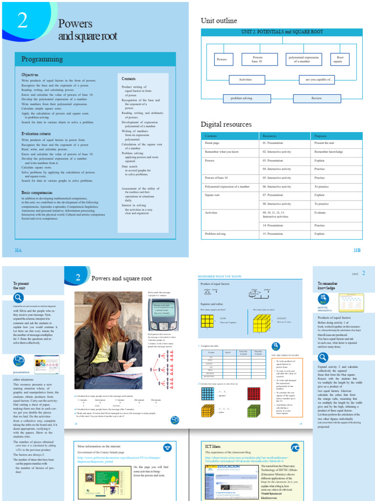 Santillana Mathematics 6-2 Unit | PDF | Polynomial | Square Root