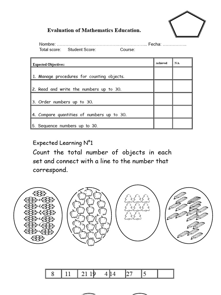 Test Numbering From 0 To 30 | PDF