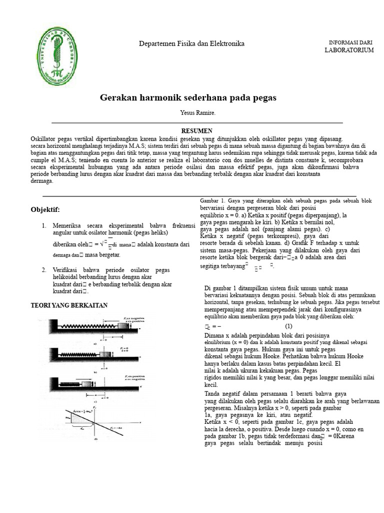 Sistem Masa-Pegas | PDF