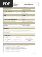 EOI Template for Project Proposals | PDF | Budget | Economies