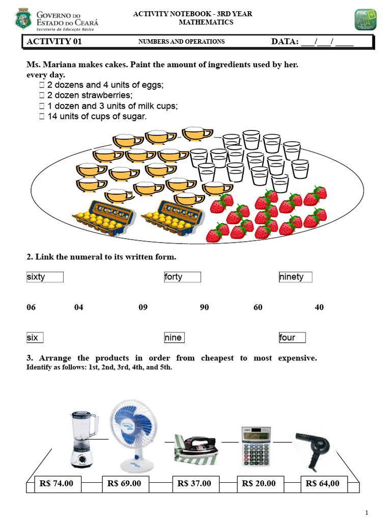 3rd Year Mathematics Activity Workbook | PDF | Shape | Geometric Shapes