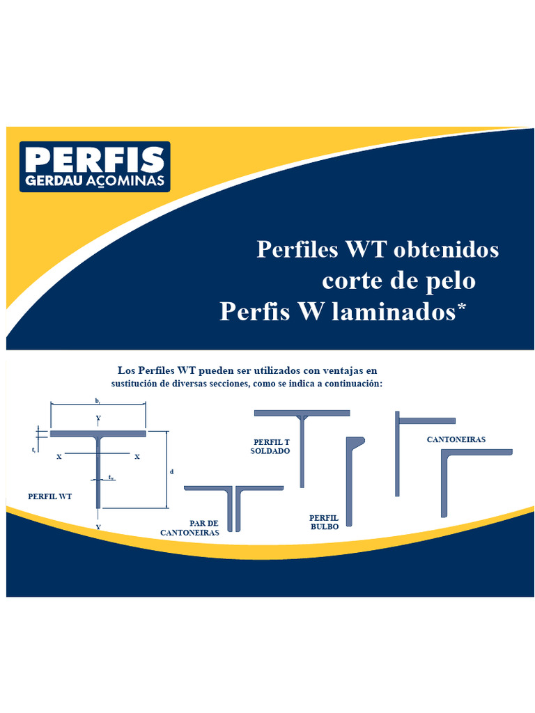 Perfiles WT: Características y Usos | PDF