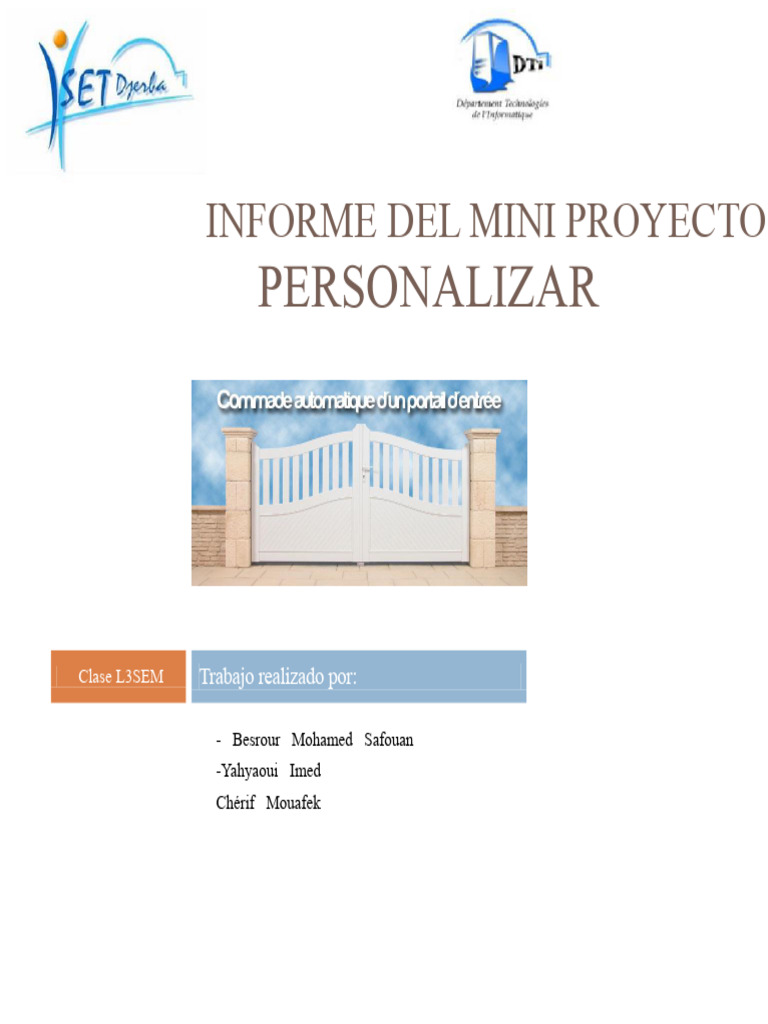 Informe Mini Proyecto de Control Remoto | PDF | Control remoto | Relé
