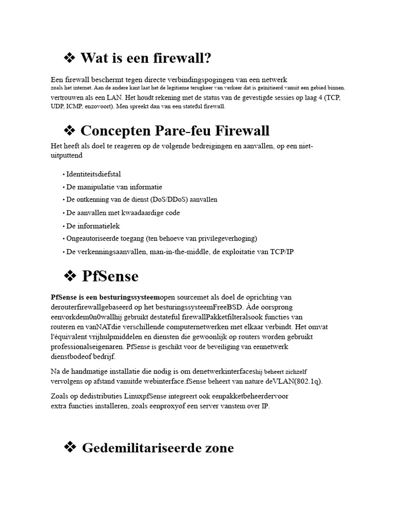 Firewall | PDF