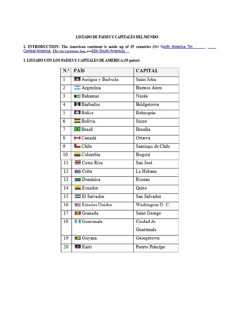 List of Countries in the World and Their Maps | PDF | Oceania