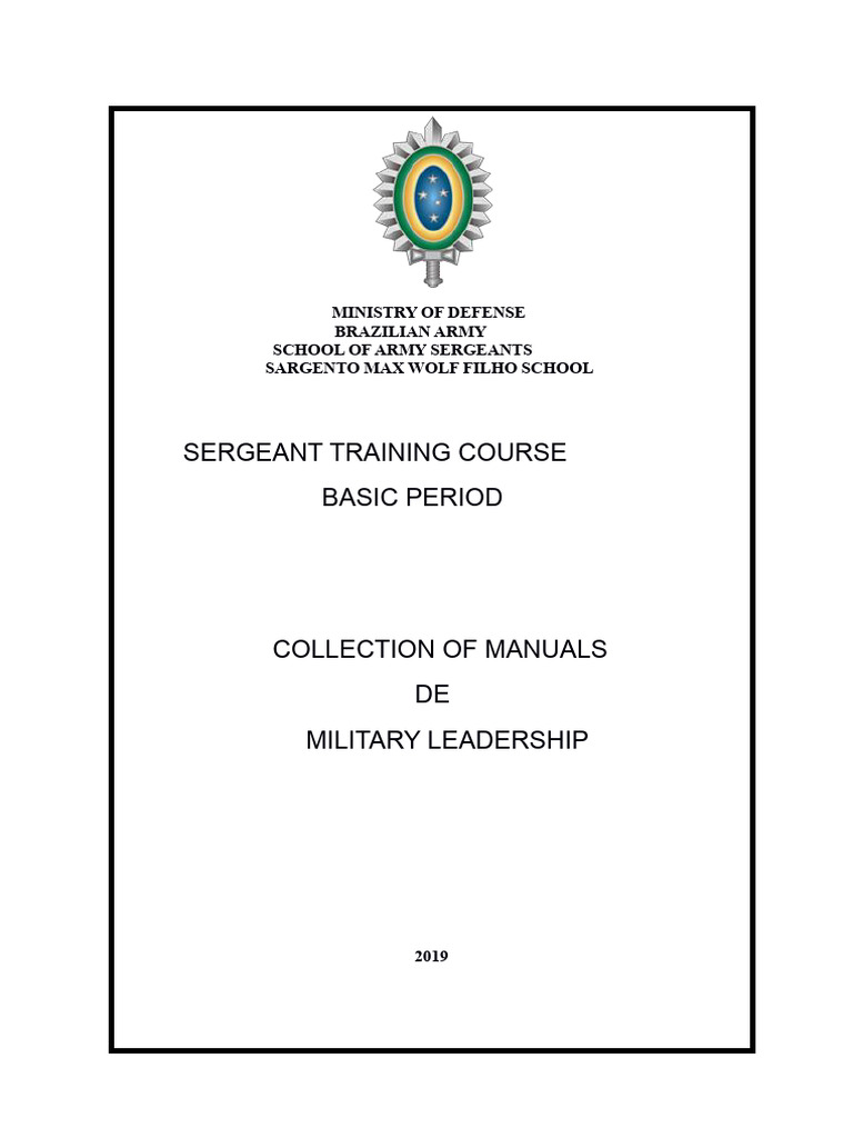 Military Leadership Training Manual | PDF | Leadership | Behavioural ...