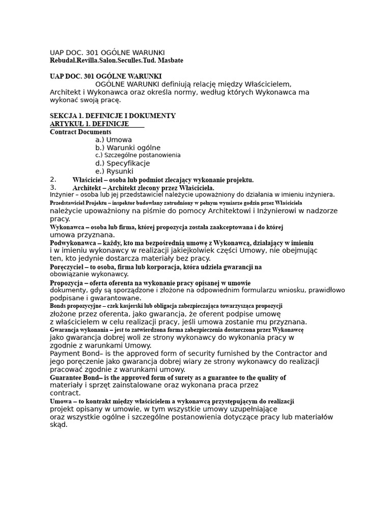 Uap Dok 301 | PDF