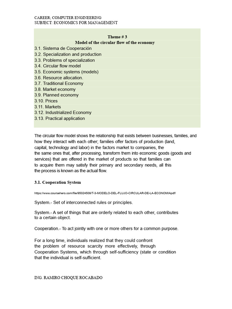 Circular Flow in Mixed Economies | PDF | Socialism | Market (Economics)