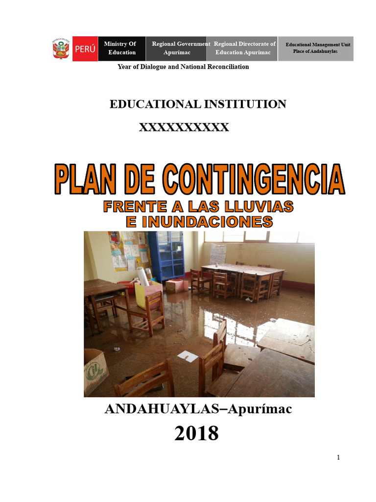 Contingency Plan For Rainfall | PDF | Flood | Emergency Evacuation