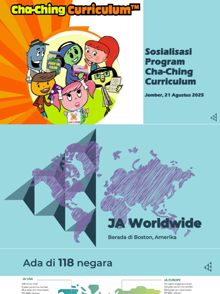 Sosialisasi Program Cha-Ching Curriculum Jember | PDF