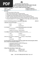 II PU English - 2nd Model Question Paper 2026 | PDF