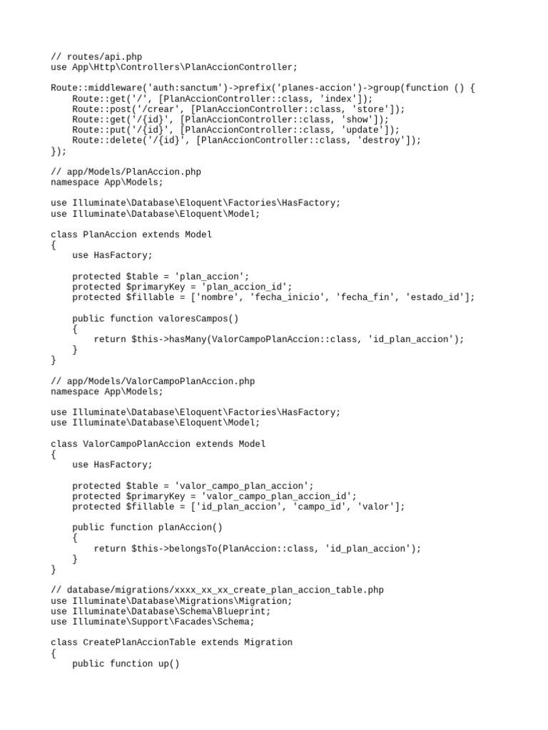 Planes Acci On | PDF
