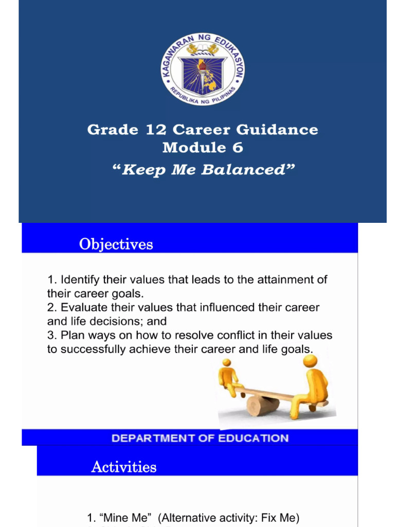 Senior High Career Guidance Module 6 | PDF