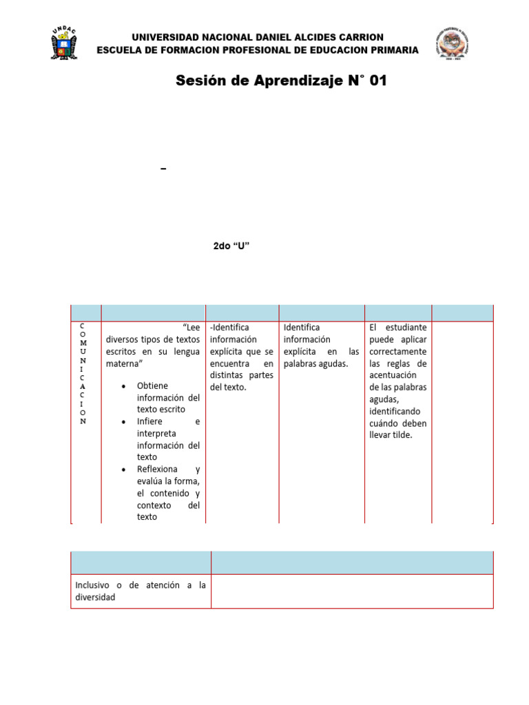 Sesion de Aprendizjae Jennifer | PDF | Aprendizaje | Maestros